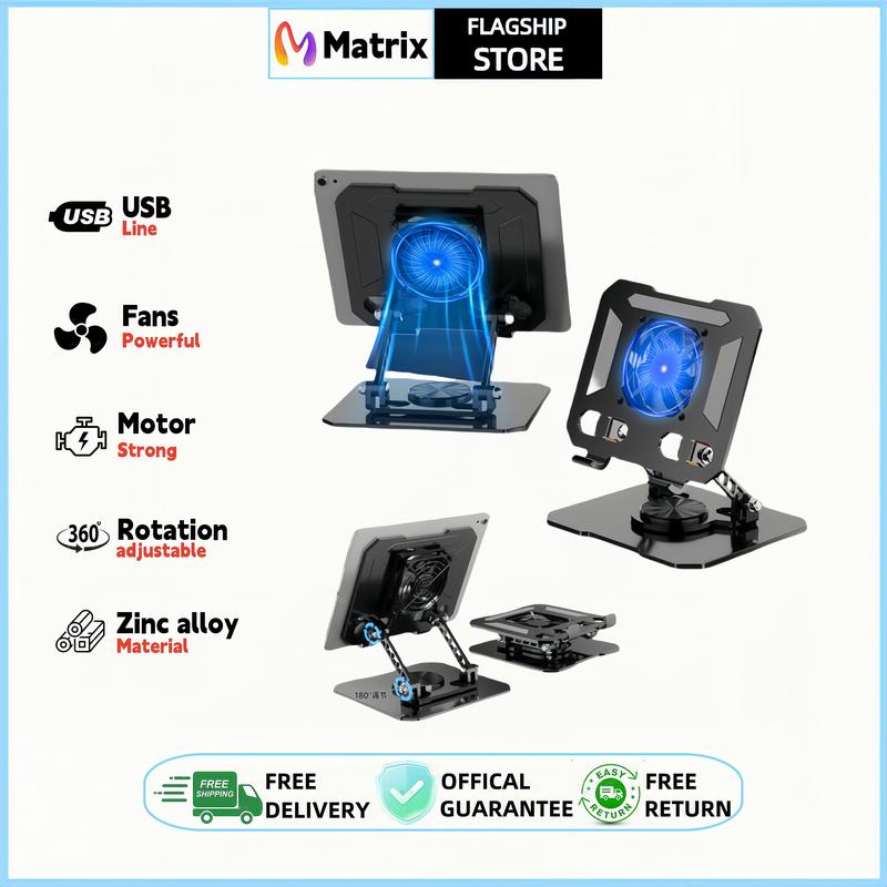 360° Rotating Zinc alloy Tablet Stand Foldable and Height Adjustable ...