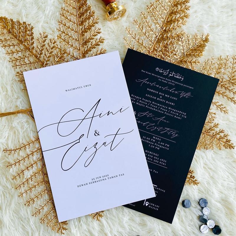 SM Malaysia | IV002 Wedding Invitation | Kad Kahwin | Kad Undangan ...