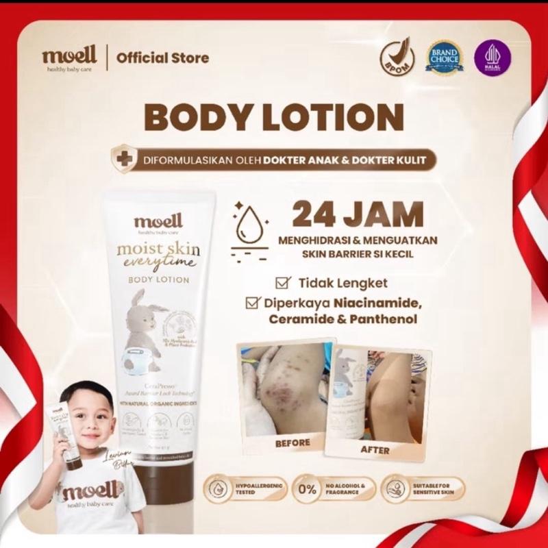 Moell Body Lotion Bayi 185gr - Body Lotion untuk kukit sensitif ...
