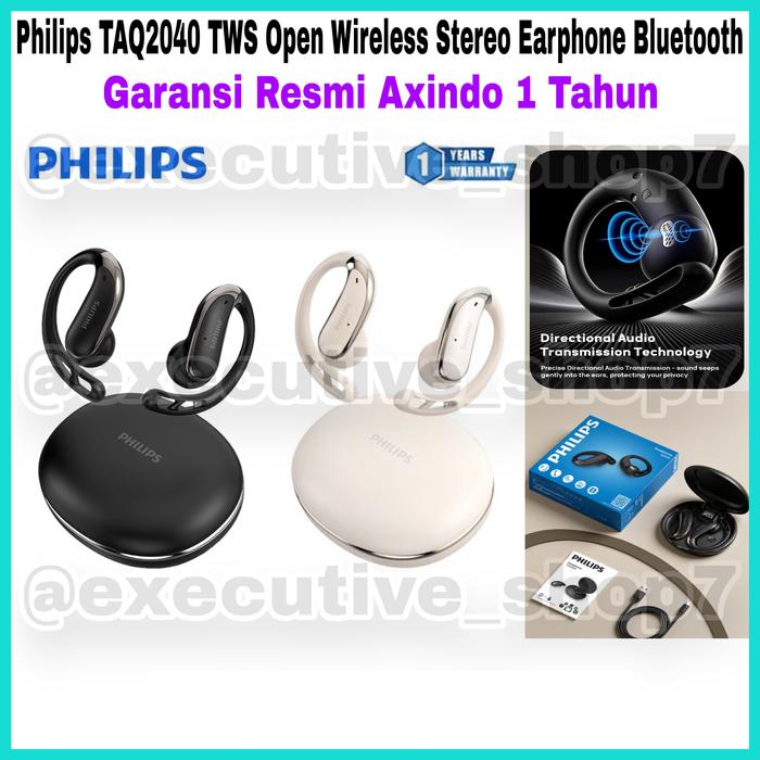 Jual Philips TAQ2040 TWS Open Wireless Stereo Earphone Bluetooth ...