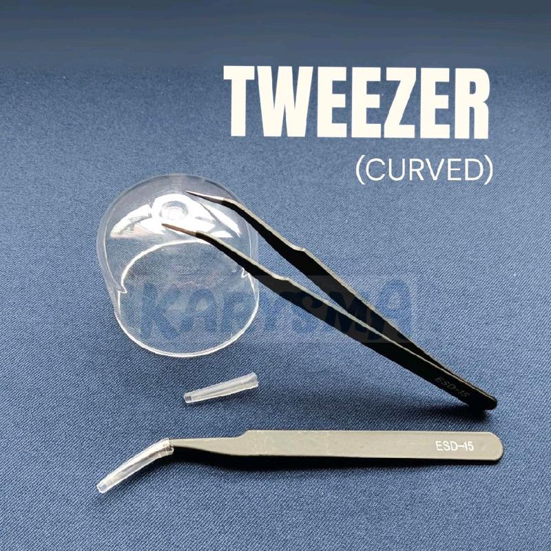 Sewing Tweezer for Thread 2 Types Straight & Curved Stainles - TikTok ...