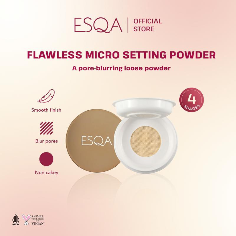 ESQA Flawless Micro Setting Powder - Shop | Tokopedia
