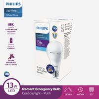 Promo Lampu Emergency Philips RadiantLine Rechargeable Bohlam LED 8W 9W ...