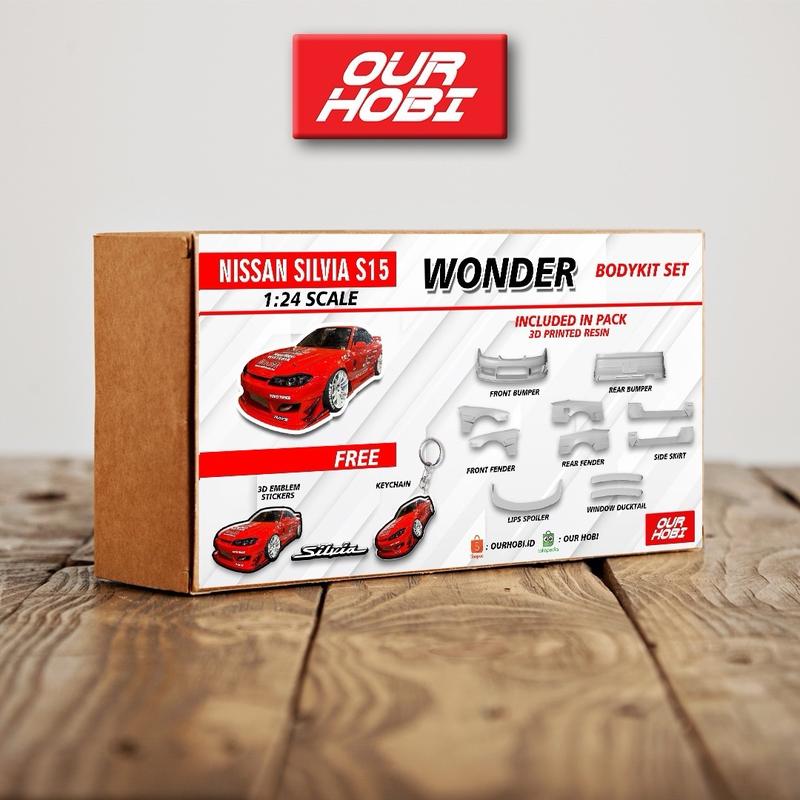 Widebody Bodykit Nissan S15 Wonder Aoshima Tamiya Fujimi 1/24 - Shop ...