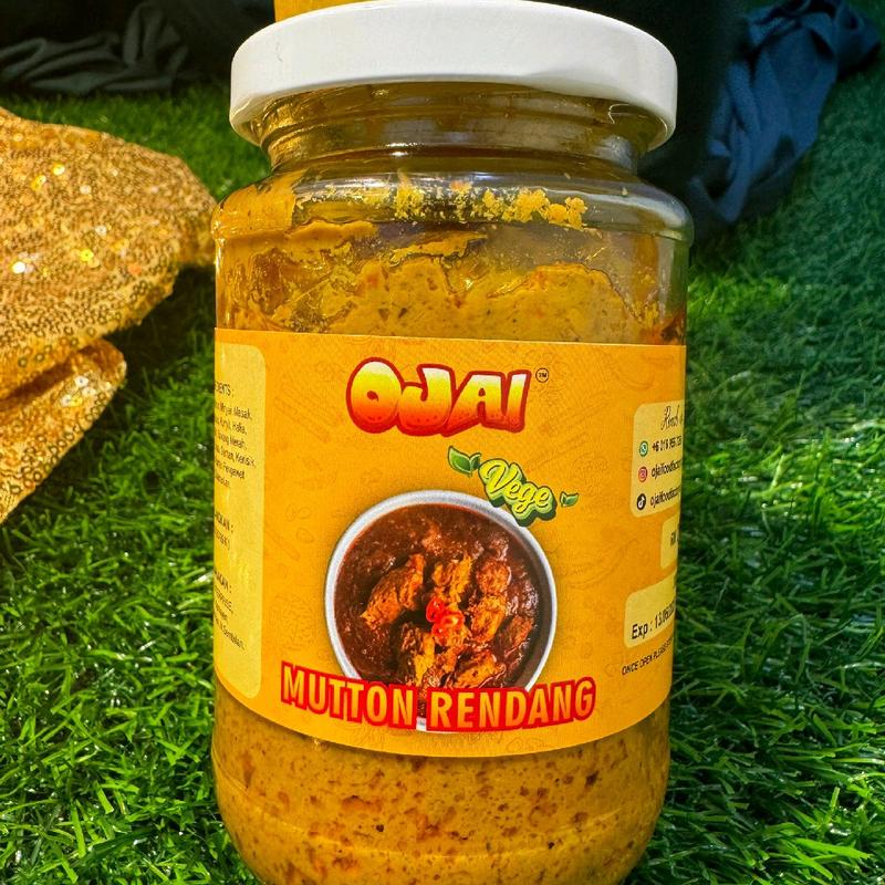 OJAI Vege Mutton Rendang 300 grams 100% vegetarian Food - TikTok Shop ...