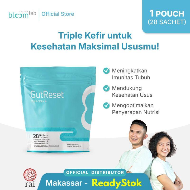 BloomLab Gut Reset Super Probiotik Alami Kefir Bubuk 28 Sachet Per ...