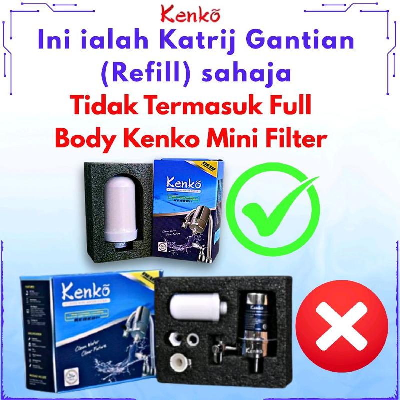 KENKO Mini Katrij Filter Gantian Ori HQ (untuk body silver) - TikTok ...