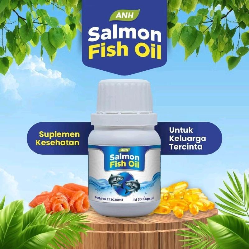 kapsul ikan salmon fish oil isi 30 kapsul Origial BPOM - Shop | Tokopedia