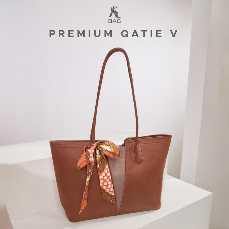 Beg Kulit PU, AS QATIE V, Tiada Kotak Termasuk - TikTok Shop Malaysia