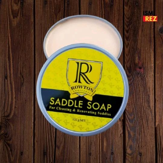 125g Rowton Saddle Soap Leather Cleaner, Conditioner & Moisturizer ...