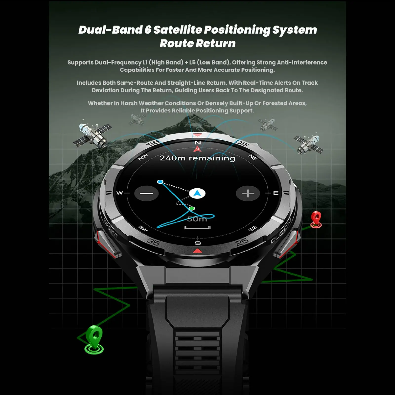 [ Military-Grade IPX69 ] Aibro Super 9 AMOLED Smartwatch Support Strava ...