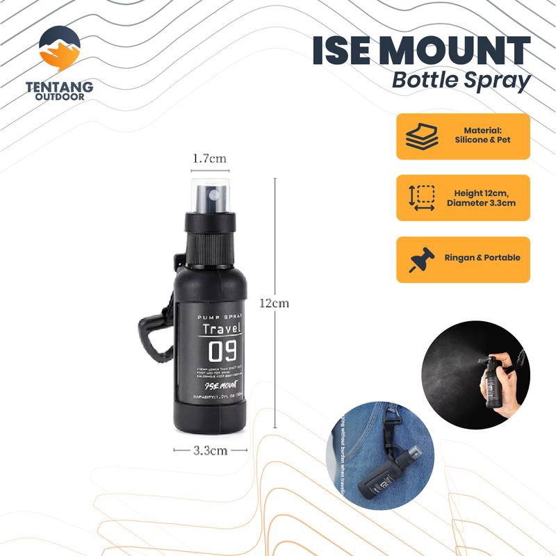Botol Spray Refil Camping Multifungsi ISE MOUNT 50ml Spray Bottle ...
