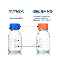 Jual Botol Kaca Bening Tutup Biru Botol Reagen Kaca Clear Glass Reagent ...