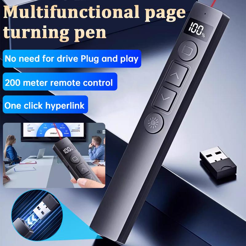Wireless Presenter Digital Display Long Distance Remote Control ...