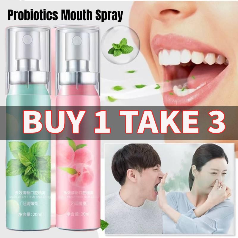 4Pcs Halitosis Mouth Spray For Bad Breath Fresh Long-Lasting - TikTok ...