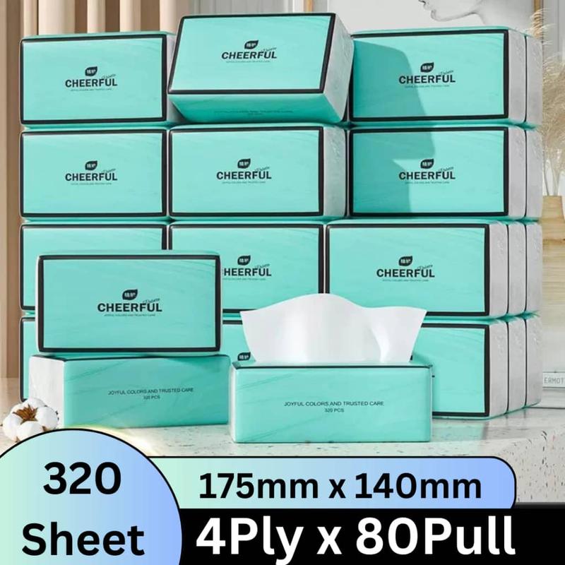 CHEERFUL TISSUE (320 PCS) - TikTok Shop Malaysia