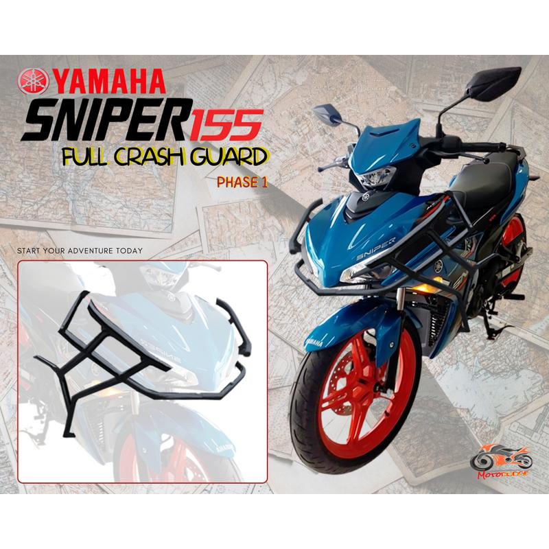 YAMAHA SNIPER 155 - HEAVY DUTY FULL CRASH GUARD ( POWDER COA - TikTok ...