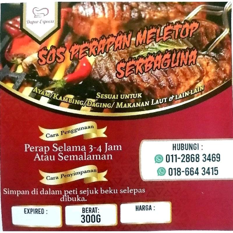 Sos Perapan Black Pepper Pelbagai Guna Dapur Express Tanpa Bahan ...