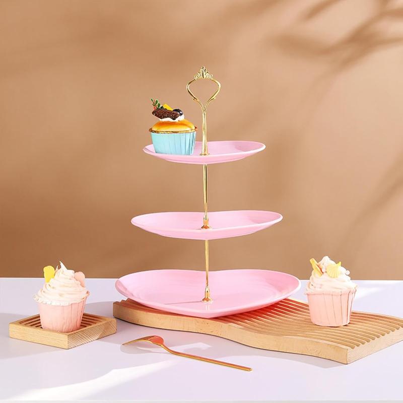 AXOP Rak Kue Susun 3 Tingkat Plate Cake Decoration Big Love - A-33 ...