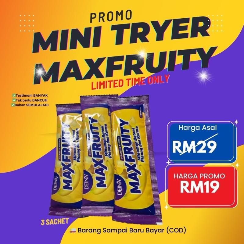 3 Sachet Mini Tryer Maxfruity | Tanpa Gula Putih | Minuman Campuran ...
