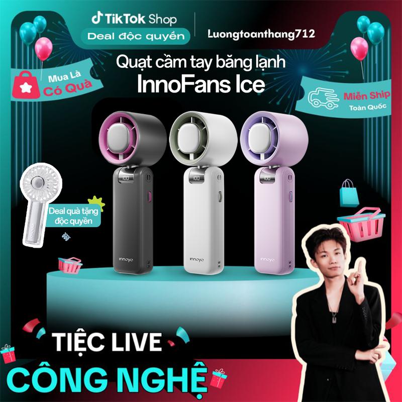 [Độc quyền Lương Toàn Thắng] Quạt cầm tay băng lạnh INNOYO, quạt ...