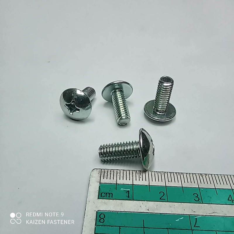 M6x15 Baut TJP JT Truss Head Machine Screw Kepala Lebar - Shop | Tokopedia