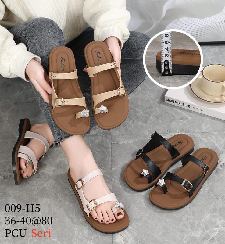 Sandal Jelly Wanita Terbaru/ Sendal Flat Jempol Karet Gesper - Shop ...