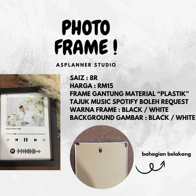 Frame gambar custom spotify - TikTok Shop Malaysia
