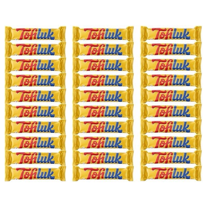 Tofiluk Caramel Crunch Chocolate Bar (10g) - (Pack of +-30) Food ...