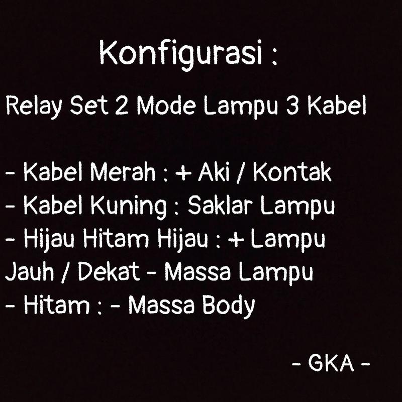 KABEL SET RELAY KLAKSON,LAMPU TEMBAK D2 LASER ,BILED PROJIE ,LAMPU ...