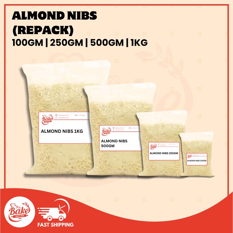 ALMOND NIBS CALIFORNIA | RAW | 1kg | 500g | 250g | 100g | TREEHOUSE ...