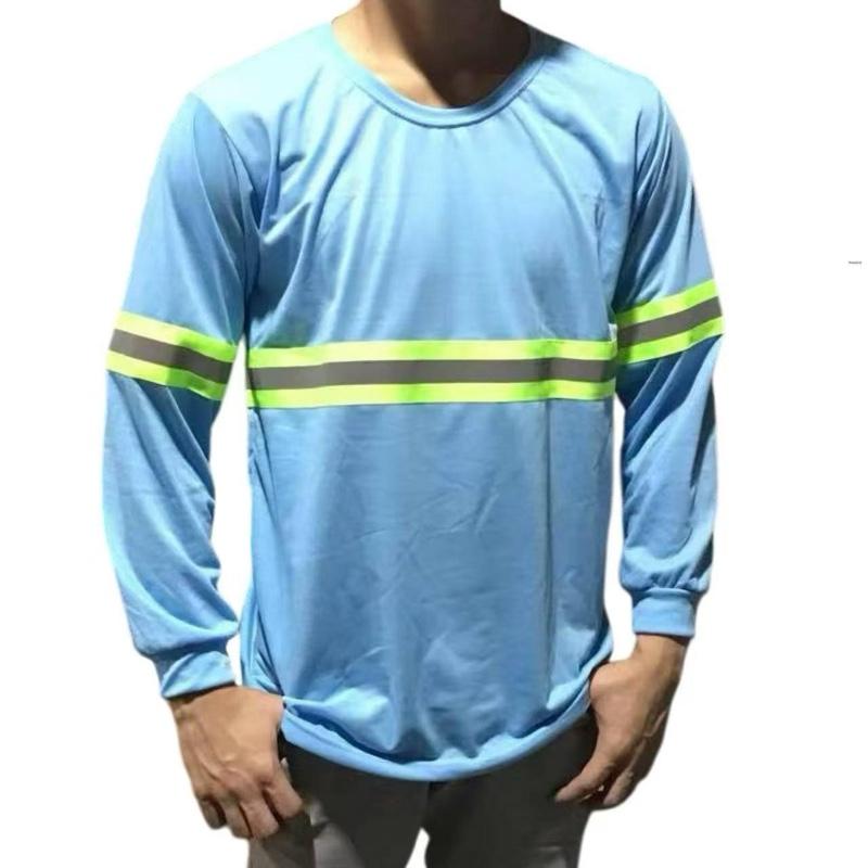 Men's Construction Long Sleeve Cotton With Neon Reflector Long - TikTok ...