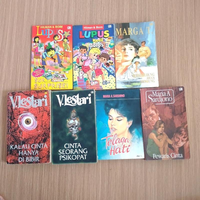 Kumpulan novel Hilman dan boim lupus marga T maria sardjono V lestari ...