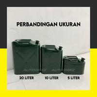 Jual Jerigen Jurigen Jerrycan Besi 5 liter Premium Tebal Tempat ...