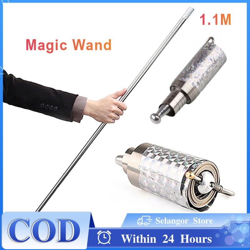 110CM Metal Magic Pocket Wand Magic Stretchable Stick Portable - TikTok ...
