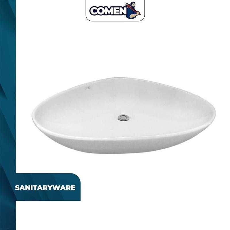 ZELLA L-433C Triangle Counter Top Basin Bathroom Sink Table Top ...