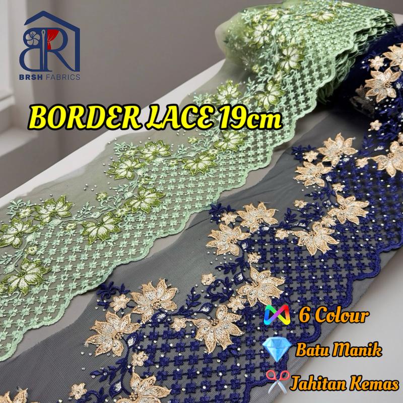 [NEW SERIES] Border Lace Corak Bunga Border Baju Renda Baju Renda ...