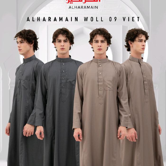 Jual AL HARAMAIN JUBAH/GAMIS DEWASA DAN REMAJA PREMIUM VIET WOLL (09 ...