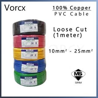 Loose CUT [SIRIM] Million PVC Insulated Cable Full Copper 1 Meter ...