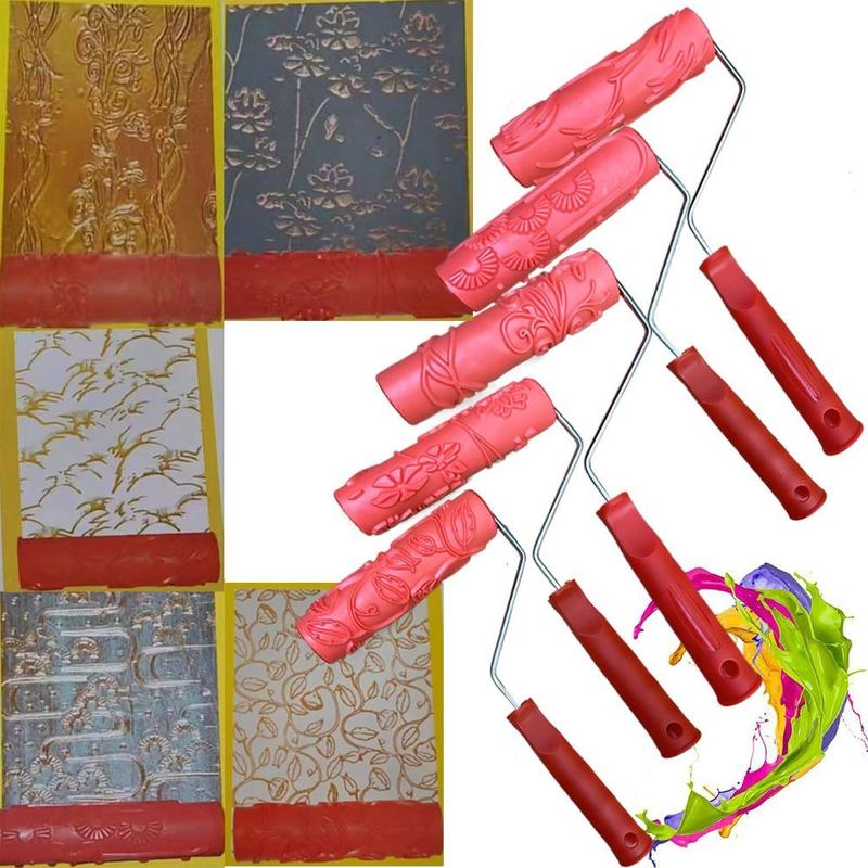 Penggelek cat bijirin kayu DIY, alat hiasan, seni, alatan tangan ...