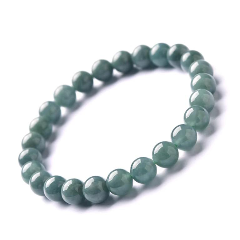 jade Blue water Jadeite 8mm with certificates Jadeite bracelet - TikTok ...