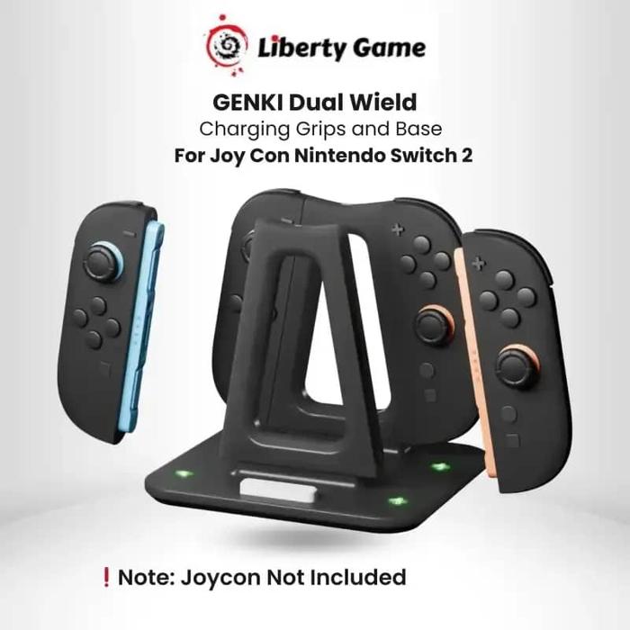 Promo Genki Dual Wield Charging Grips and Base For Joy Con Nintendo ...