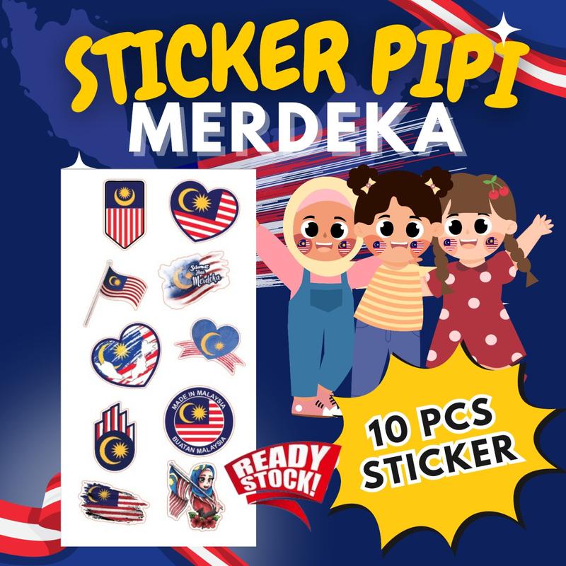 POS SEGERA / STICKER PIPI MALAYSIA MERDEKA TRANSPARENT / STICKER ...