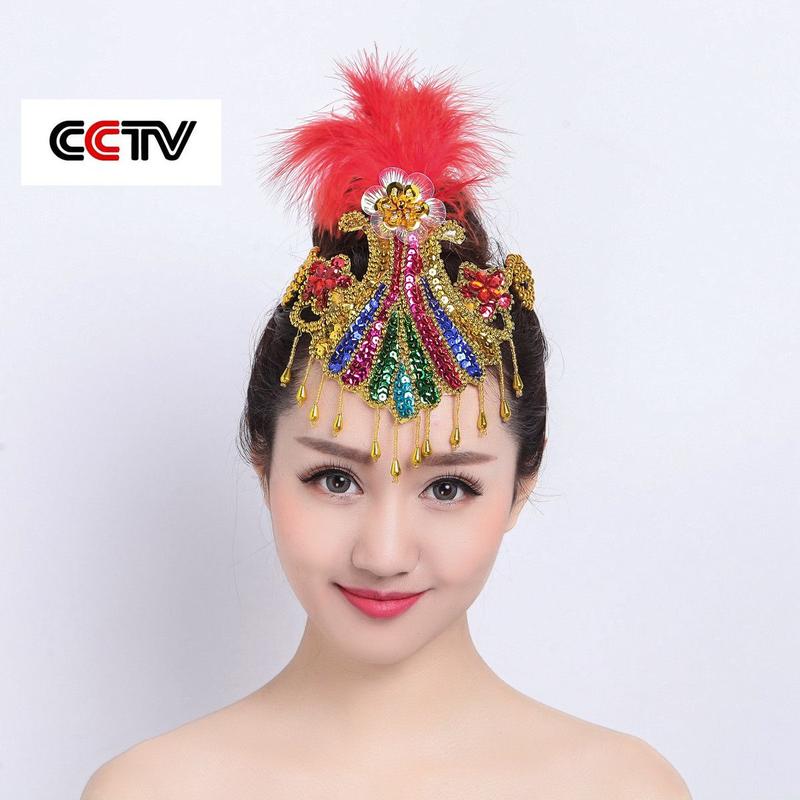 Yangge Dance Headdress Performance Headdress Headdress Flowe - TikTok ...