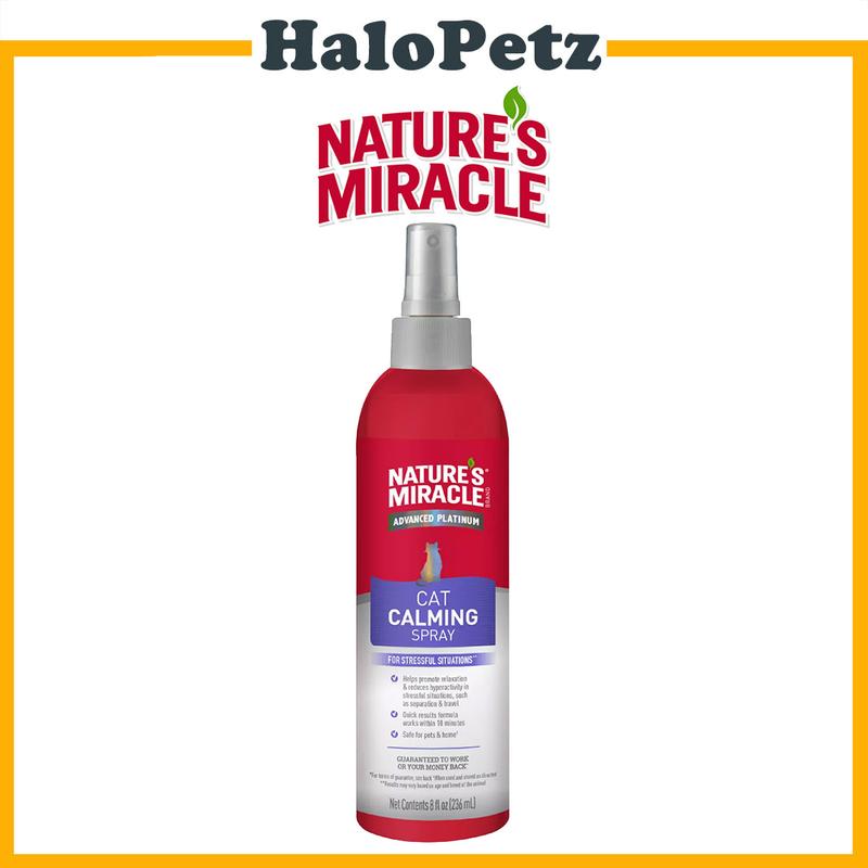 Nature's Miracle Adv Platinum Cat Calming Spray 8oz - TikTok Shop Singapore
