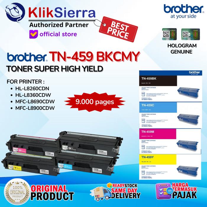 Jual BROTHER ORIGINAL TONER TN459 TN-459 BKCMY | TN459BK TN-459BK ...