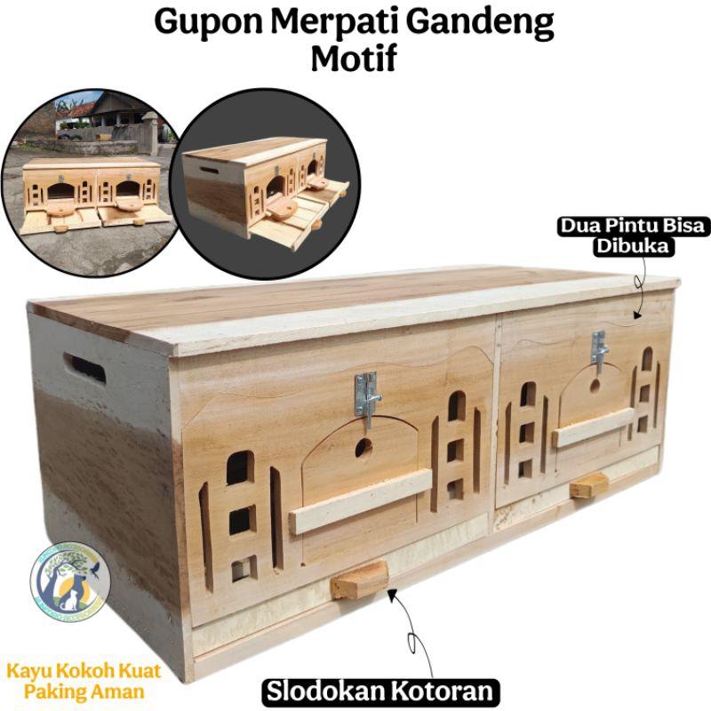 Kandang Merpati Gupon Merpati Gandeng Dua Pintu Pagupon Merpati - Shop ...