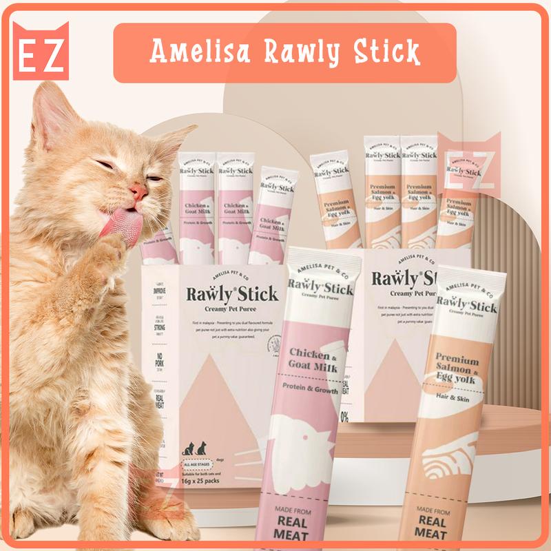 Amelisa Pet&Co Rawly Cat DogSnek Kucing Cepat Gemuk High Vitamin ...