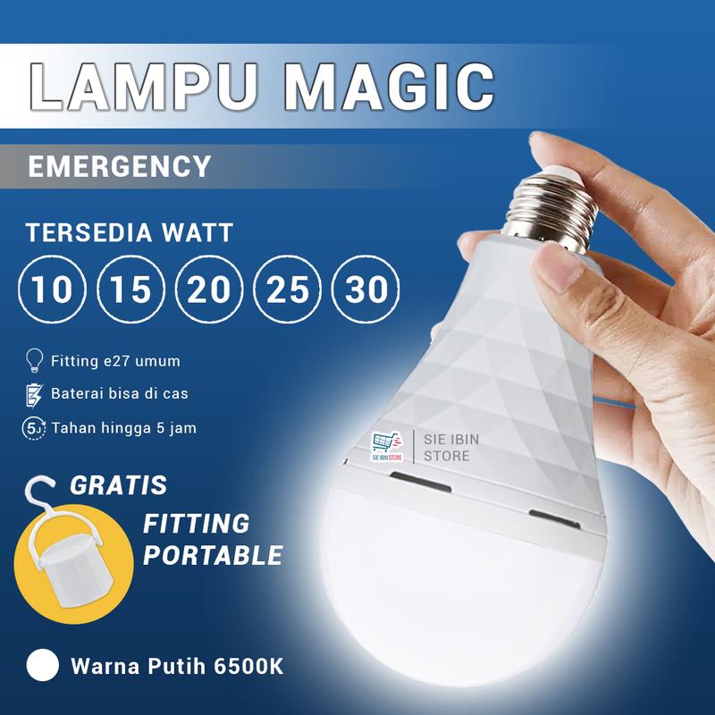 COD Lampu Emergency LED Bulb Magic Lampu Darurat Super Murah - Shop | Tokopedia