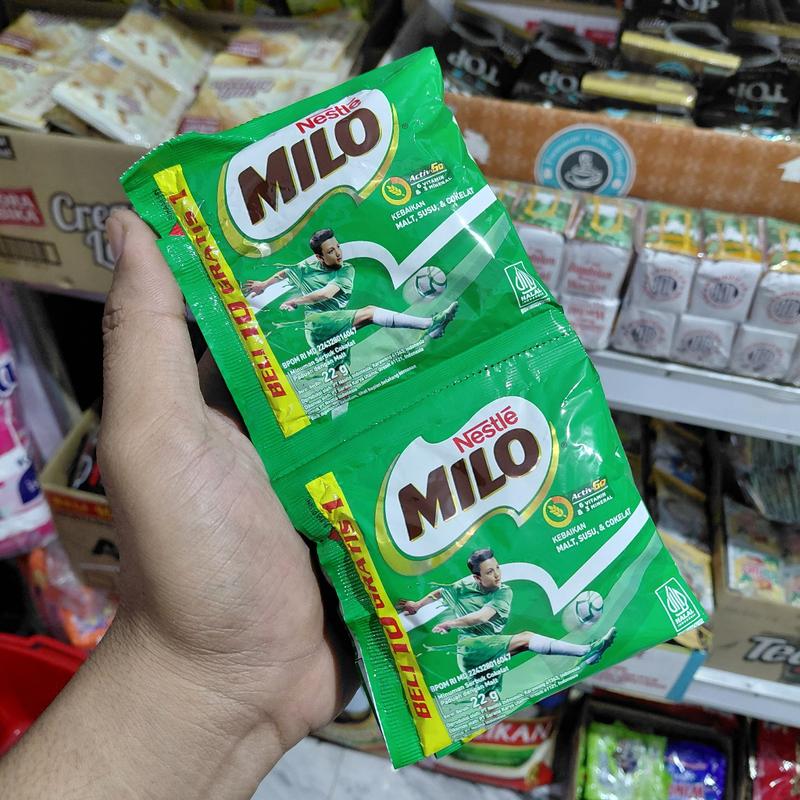 Milo Activ GO Nestle Milo Sachet 22gr 1 Renceng Isi 10 Sachet - Shop ...